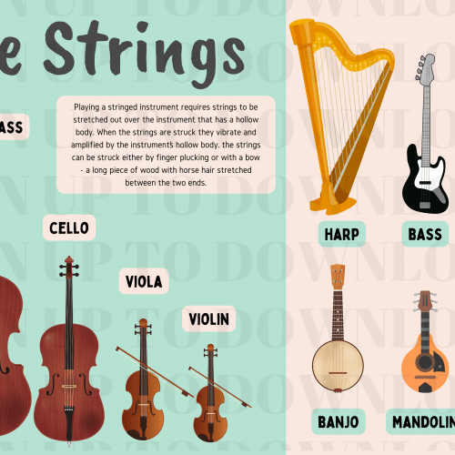 Match The Musical Genres - Worksheet Activity - Schools Music Market