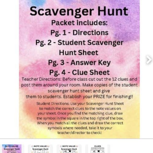 Rainbow MUSIC HELPER Name Tags Key Signatures Poster Circle of Fifths ...