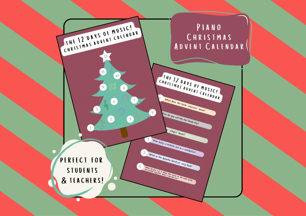 12 Day Music Christmas Advent Calendar - Schools Music Market